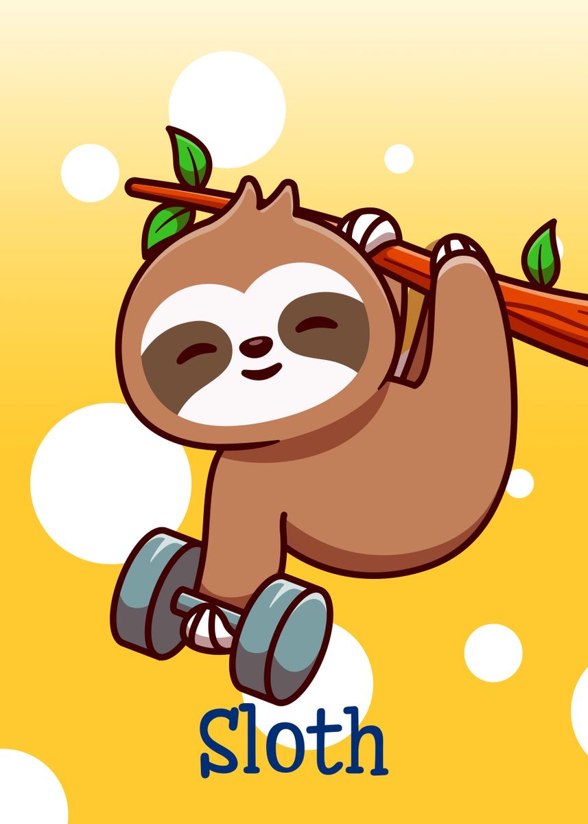 'Sloth' Poster by tona Billi | Displate