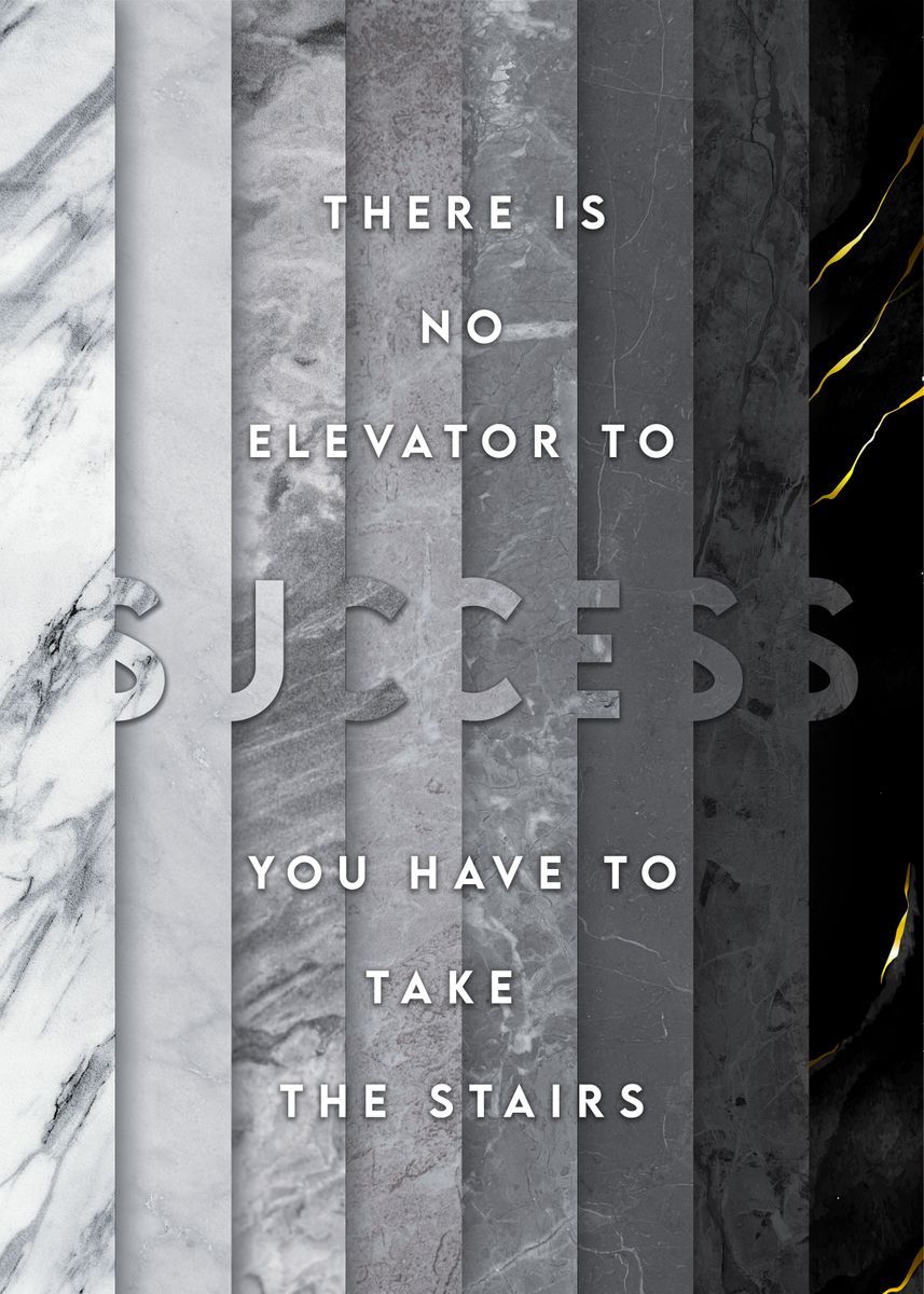'Stairs of Success' Poster by Conceptual Photography | Displate