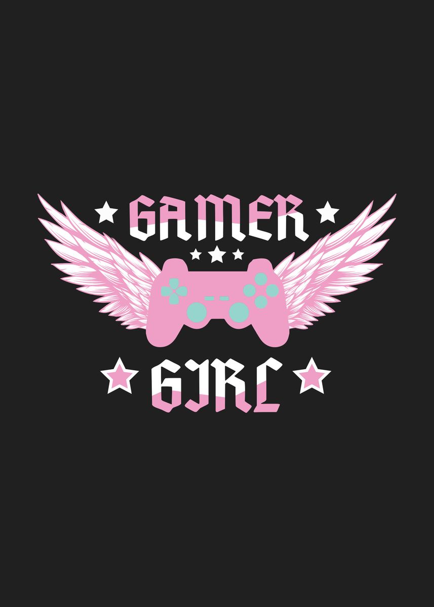 'Gamer Girl ' Poster by Audai | Displate
