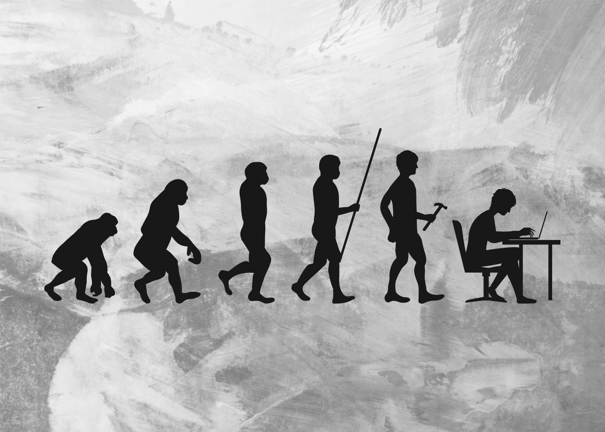 'evolution of computers' Poster by Exclusive posters Displate | Displate