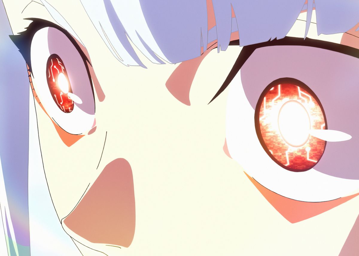 'Lucy Eyes' Poster by Cyberpunk 2077 | Displate