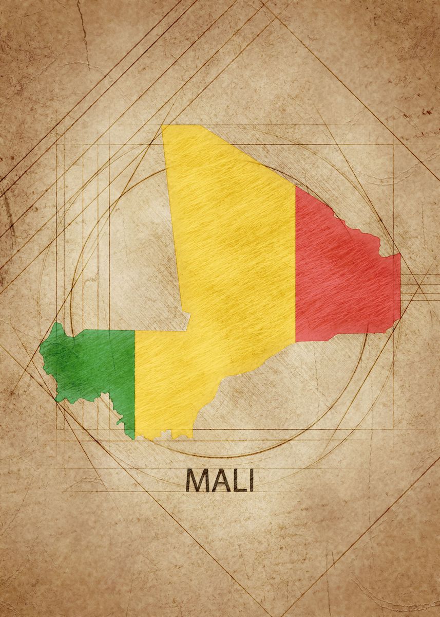 'Mali' Poster by Luvy | Displate