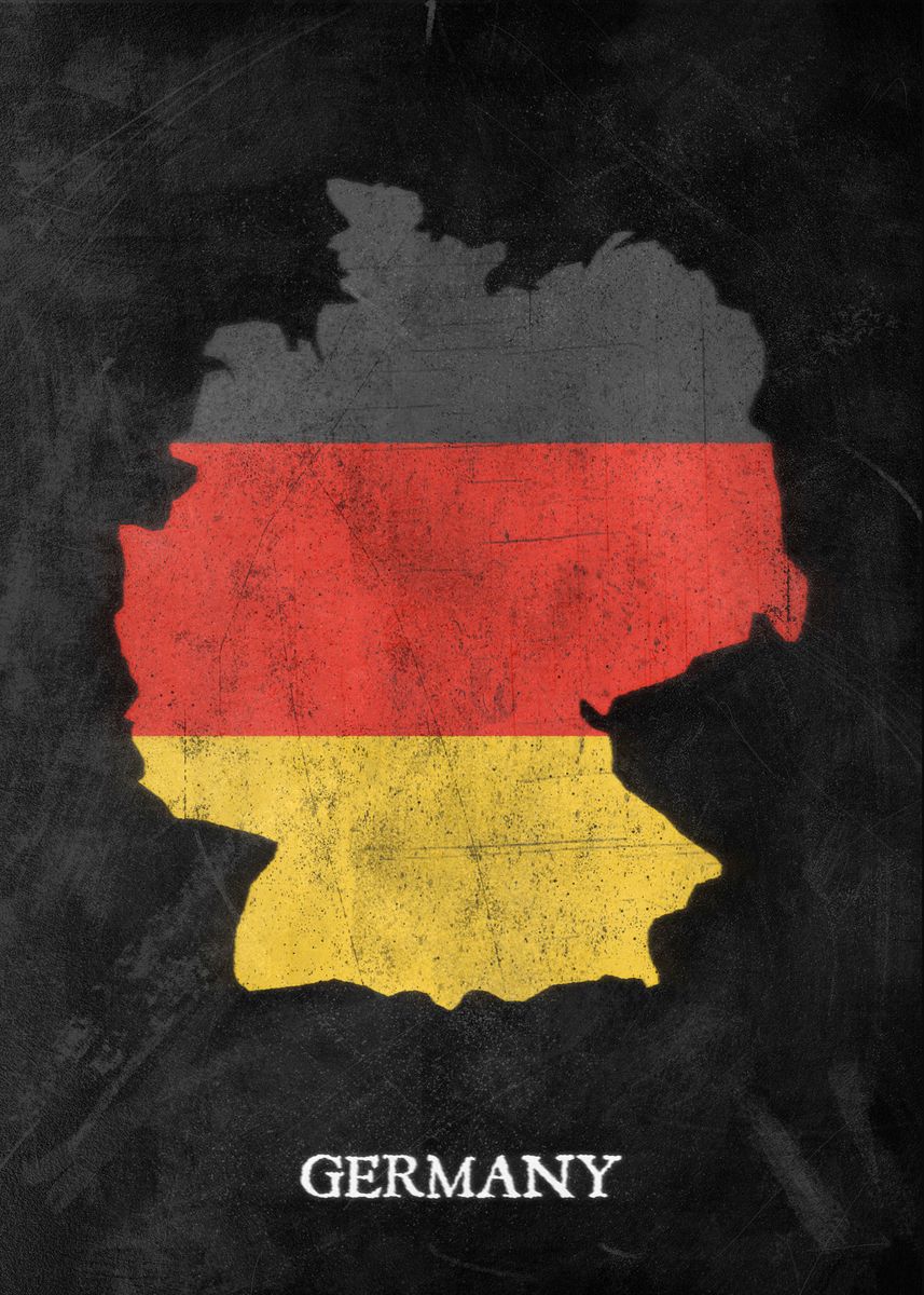 'Germany' Poster, picture, metal print, paint by Moon Soul | Displate