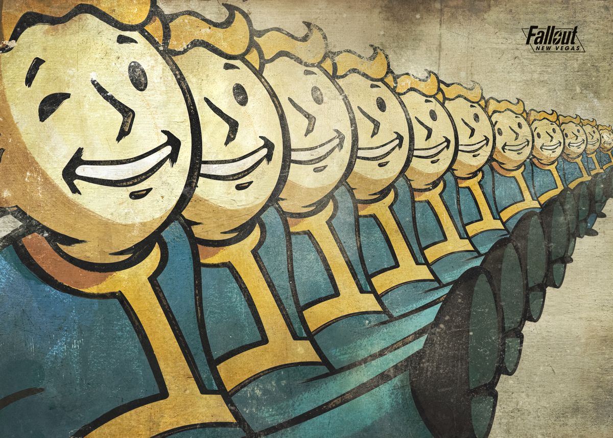'Vault Boys' Poster by Fallout | Displate