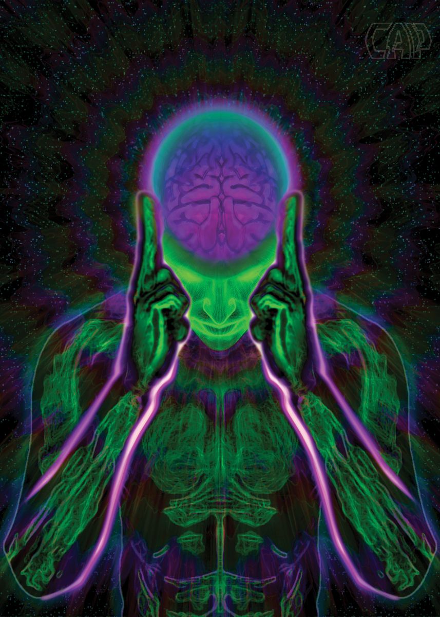 'Mindwave I' Poster by Connor Purcell | Displate