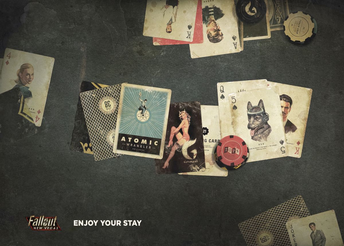 'Poker Table' Poster by Fallout | Displate