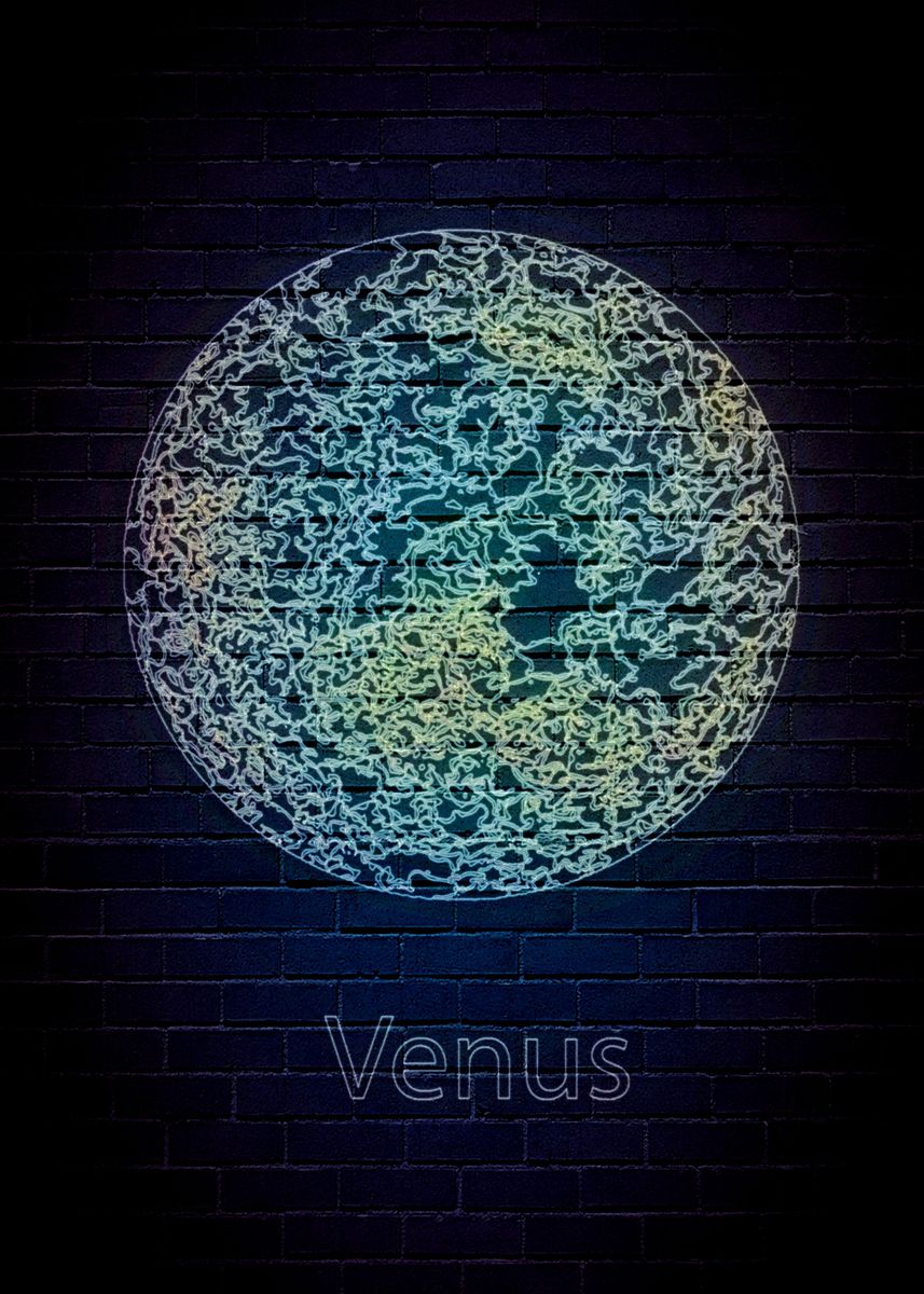 'venus' Poster, picture, metal print, paint by ke ke | Displate