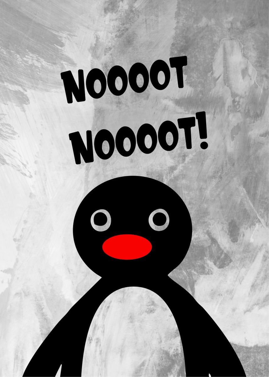 'noot noot' Poster, picture, metal print, paint by Limited Edition Posters | Displate