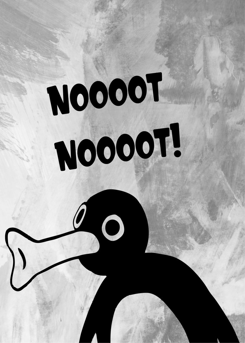 'noot noot' Poster, picture, metal print, paint by Limited Edition ...