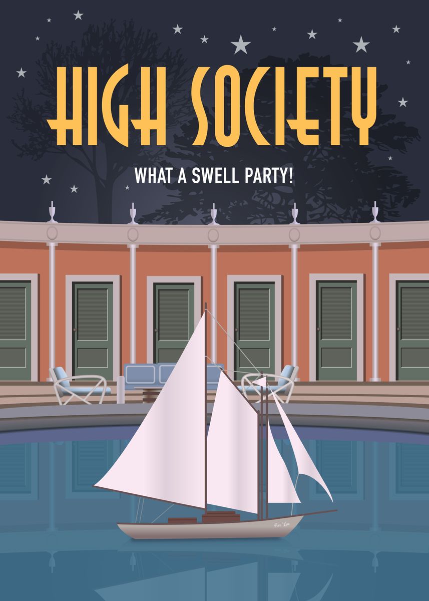 'High Society' Poster by Movie Poster Boy | Displate