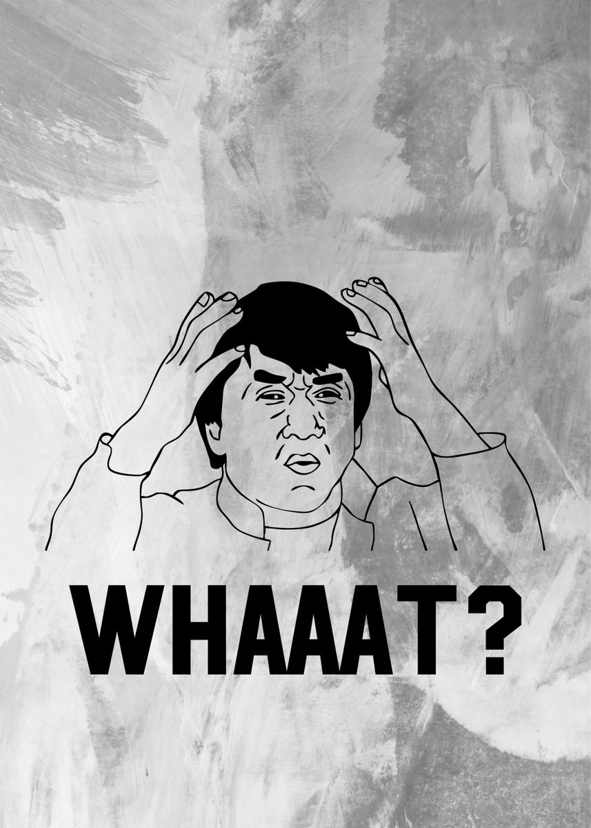 'what meme' Poster by Trending Displate Posters | Displate