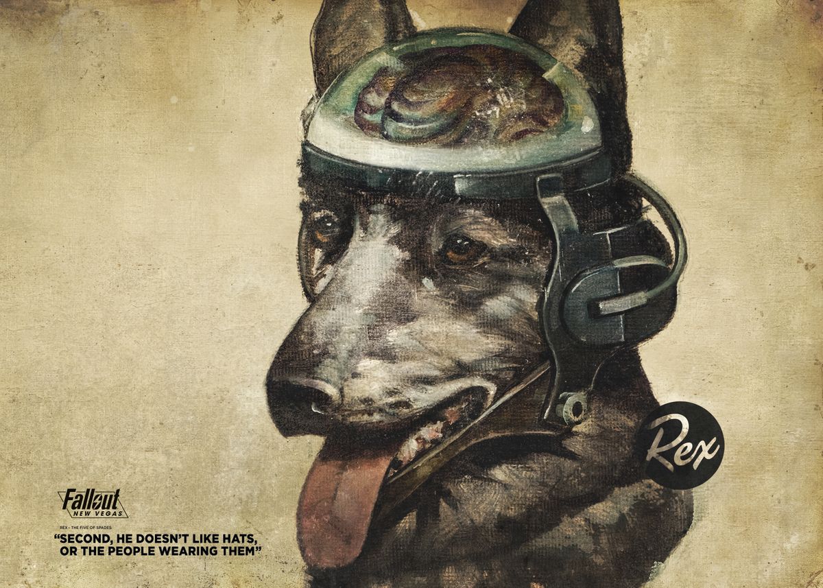 'Rex' Poster by Fallout | Displate