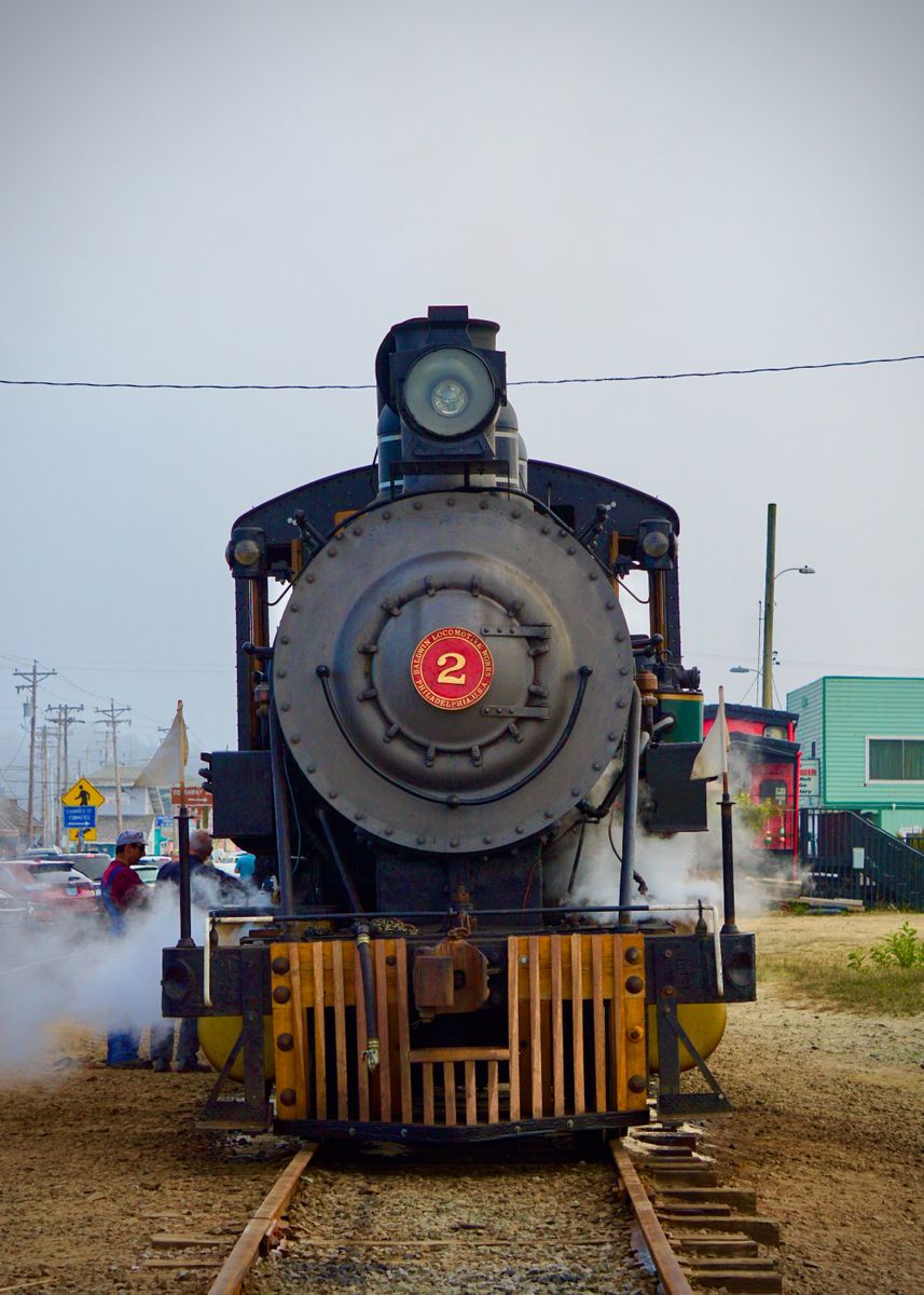 'Portrait of a Steam Engine' Poster, picture, metal print, paint by Sam ...