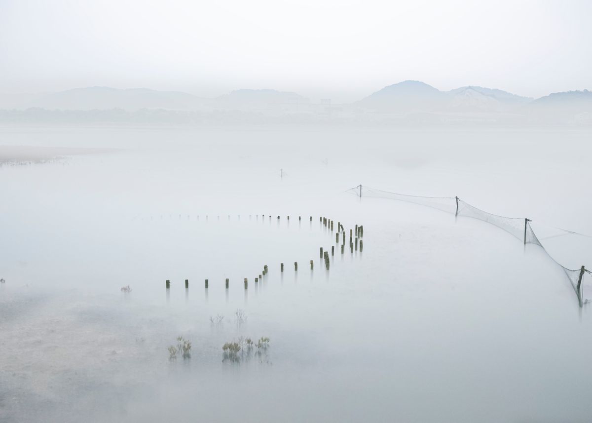 'fog lake' Poster by MrNguyen HaTang | Displate