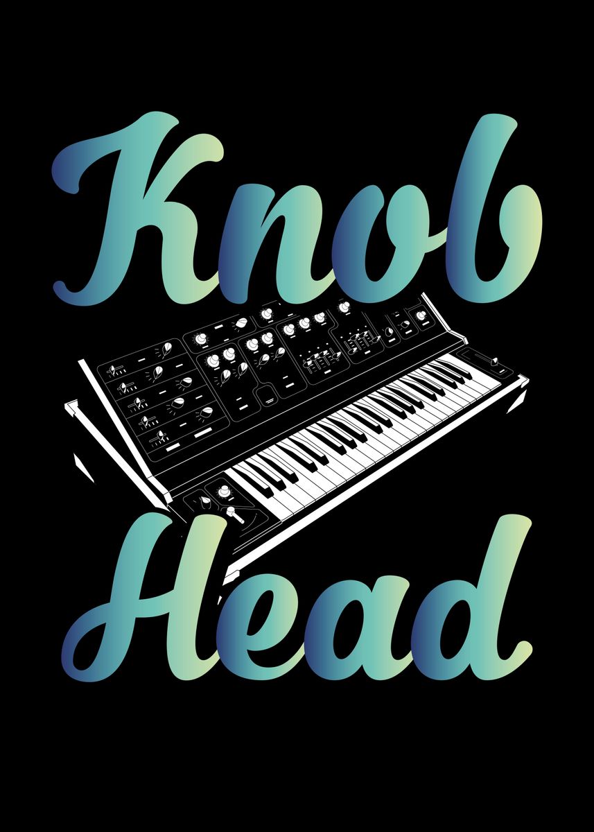 'Keyboard head' Poster by BeMi | Displate