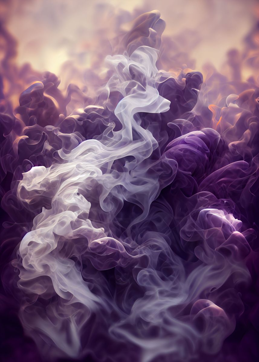 'Purple III' Poster by Cryptic Fawn | Displate