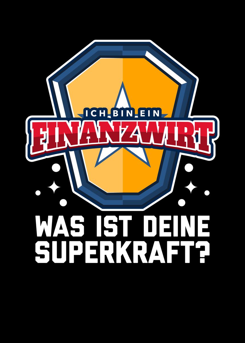 'Finanzbeamter Beruf' Poster, picture, metal print, paint by Lukes ...