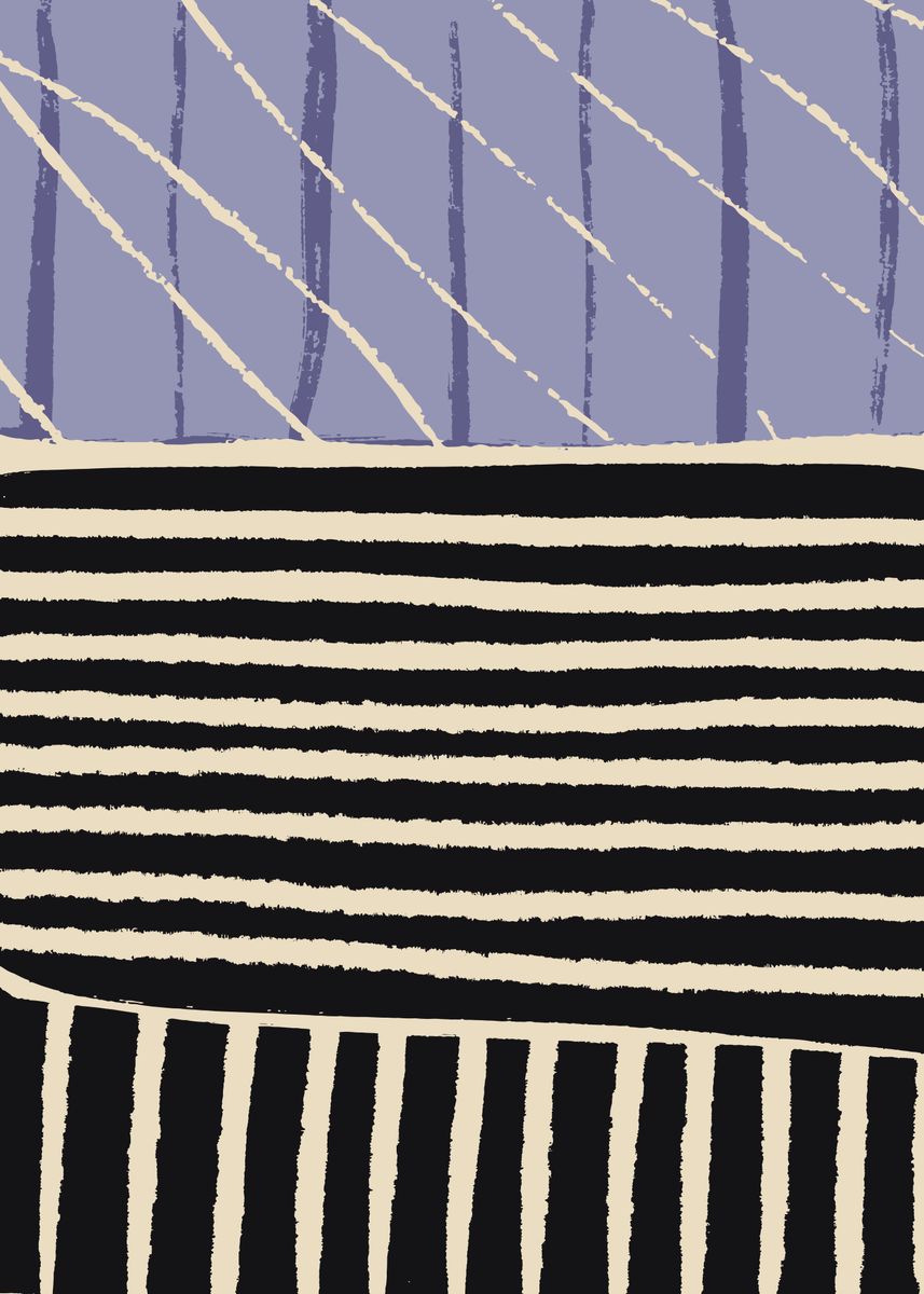 'Geo Pebble' Poster, picture, metal print, paint by BluePinkPanther ...