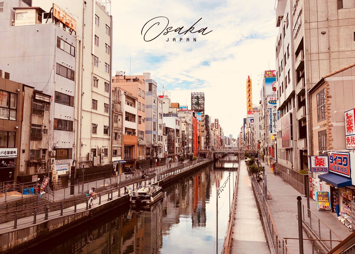 'Osaka ' Poster by Travel Addict | Displate