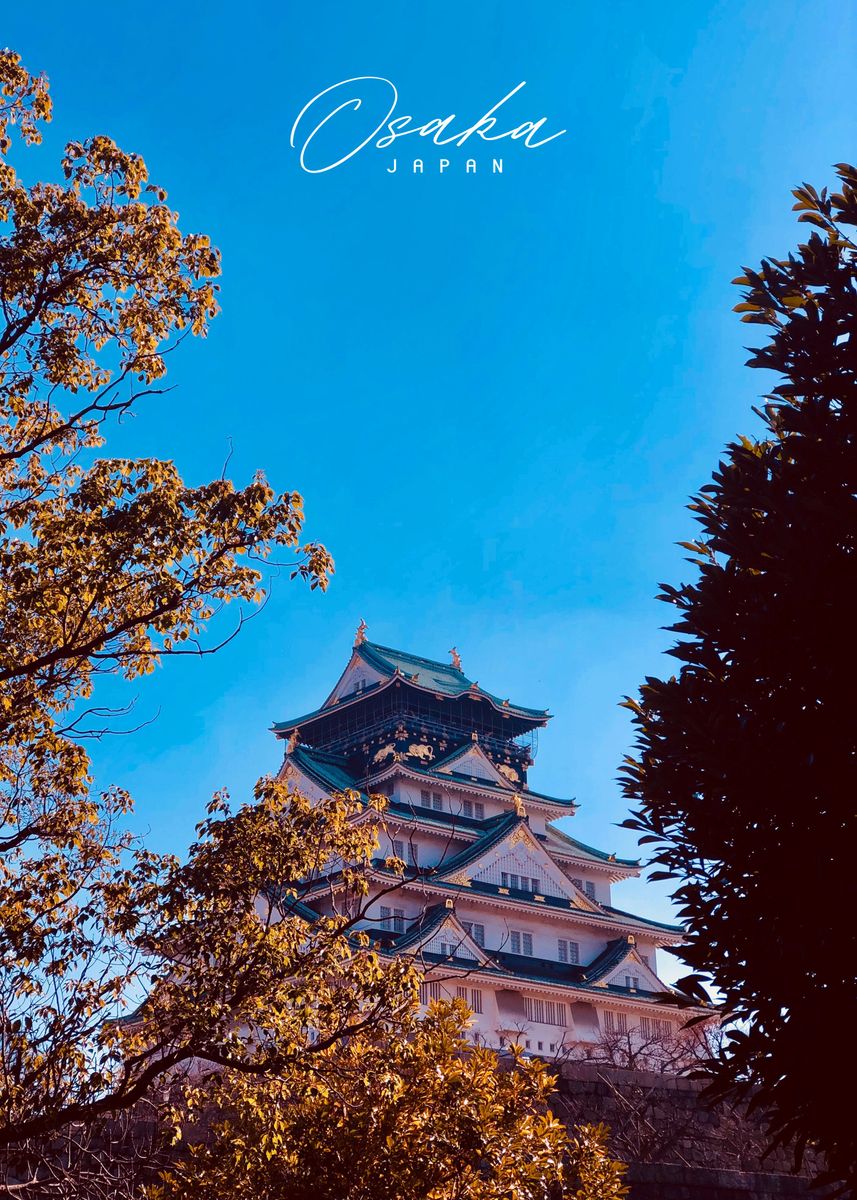 'Osaka ' Poster, picture, metal print, paint by Travel Addict | Displate