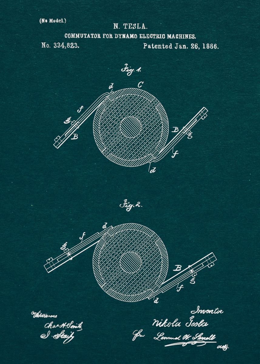 'Commutator for dynamo' Poster by Euglen Xhaferi | Displate