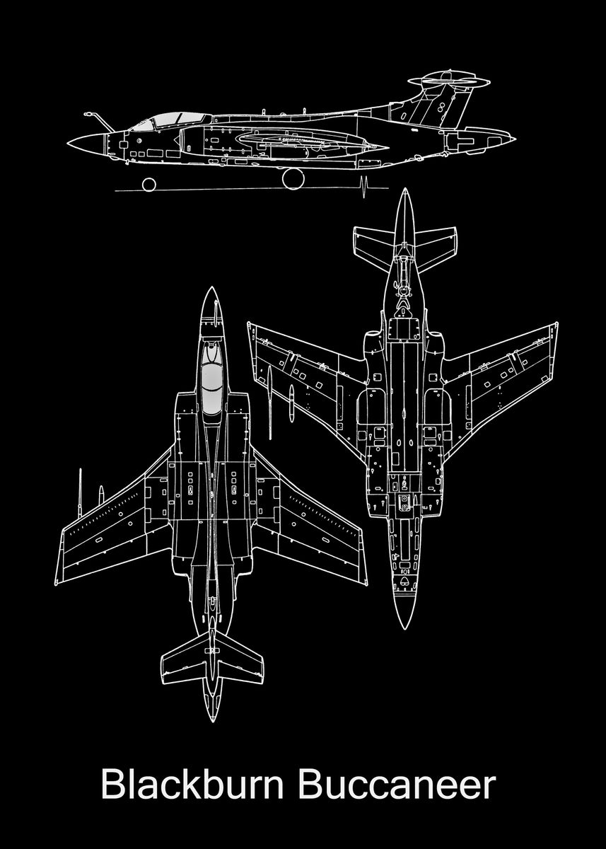 'Blackburn Buccaneer ' Poster by Spring Flower | Displate