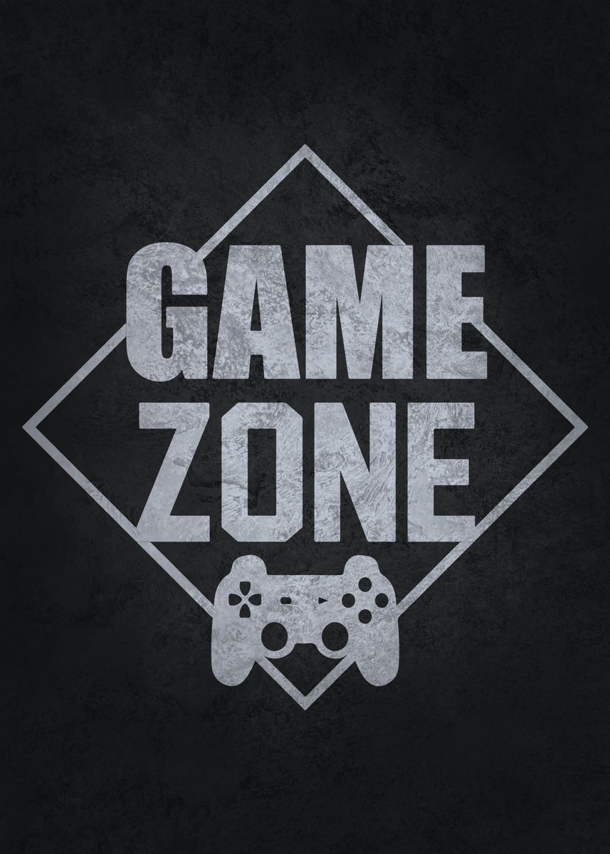 'Game Zone Gaming' Poster, picture, metal print, paint by GOHAN | Displate