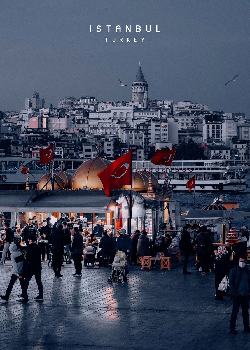 'Istanbul ' Poster by Famous City | Displate