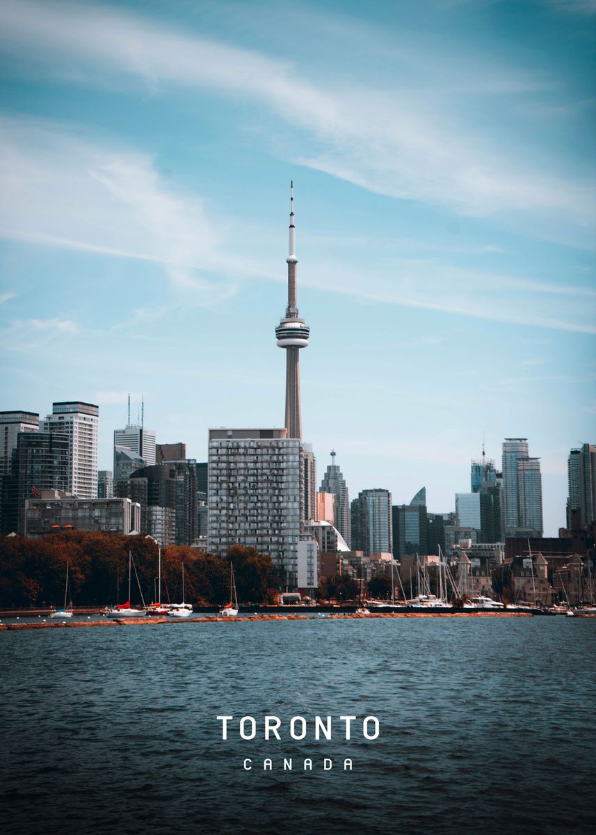 'Toronto ' Poster, picture, metal print, paint by Travel Addict | Displate