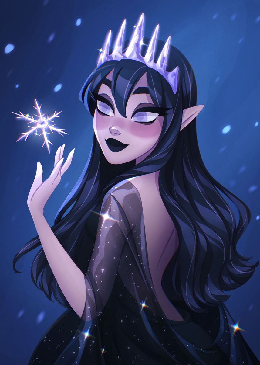 'The Snow Princess' Poster, picture, metal print, paint by madie arts ...