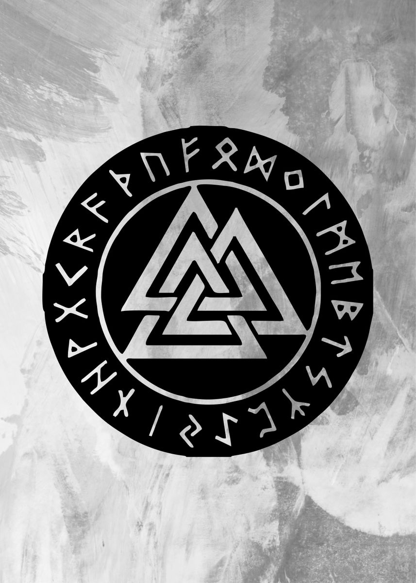 'viking sign' Poster by Bestselling Displate | Displate