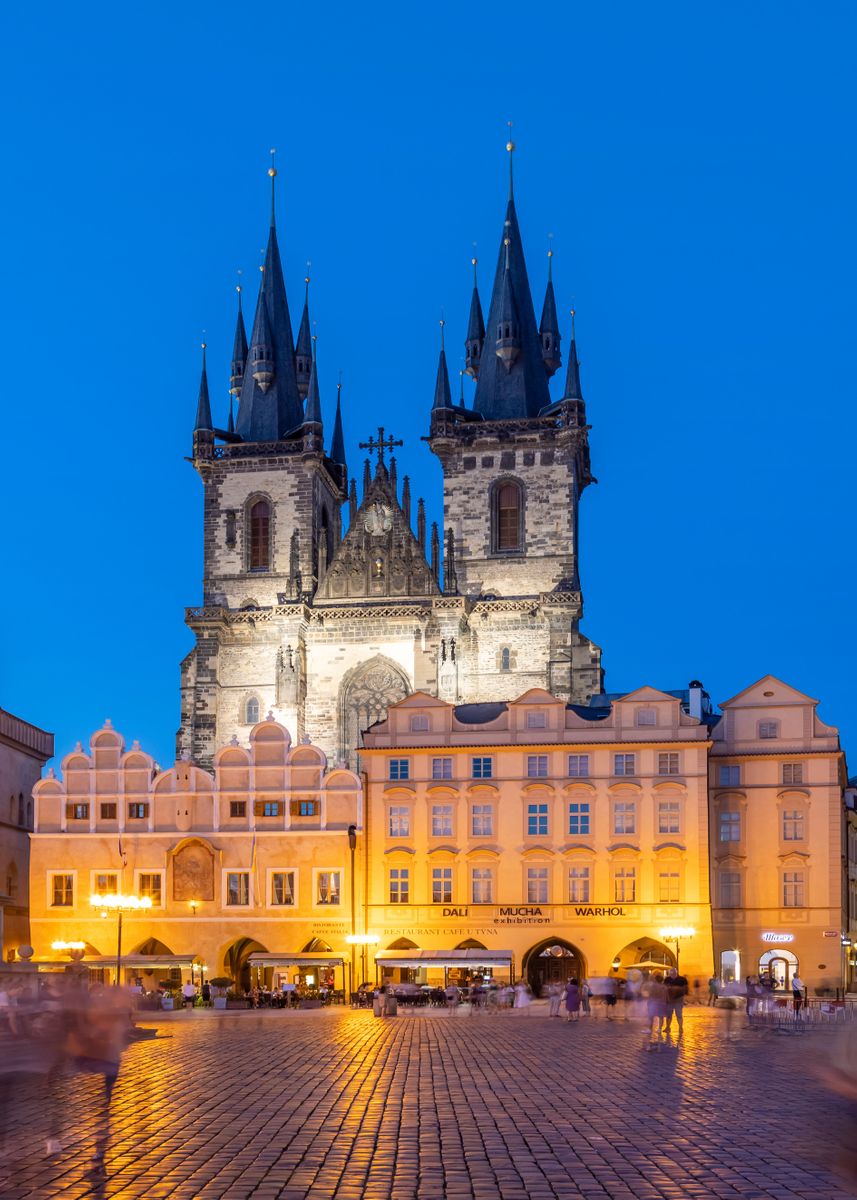 'Tyn Church in Prague' Poster by Melanie Viola | Displate