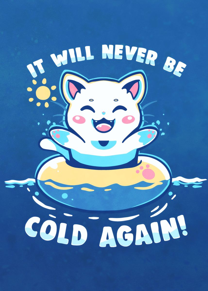'Never be Cold Again' Poster, picture, metal print, paint by Sarah ...