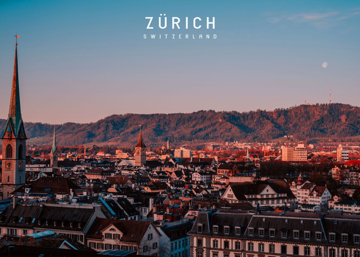 'Zurich ' Poster by Big City | Displate