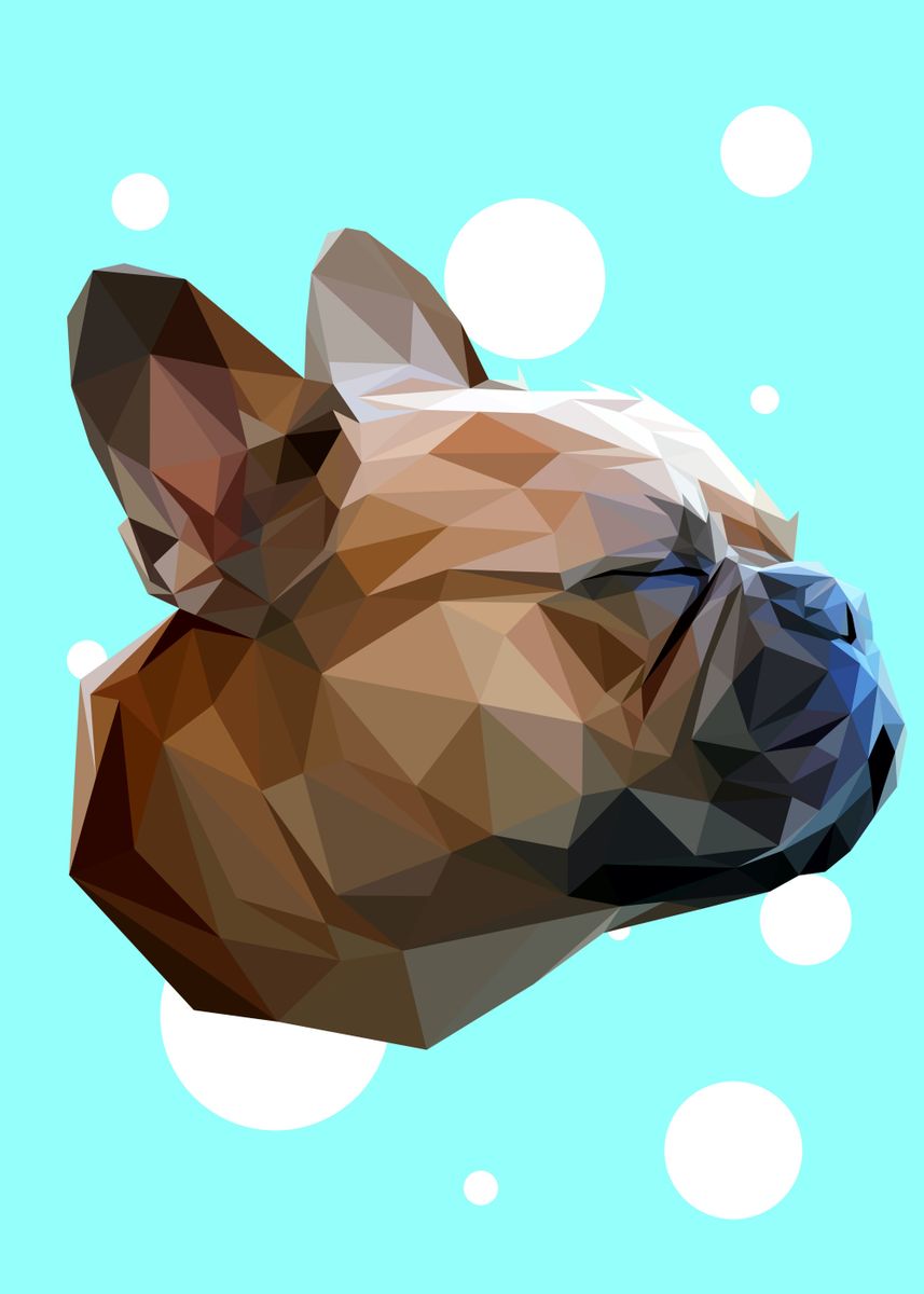 'Bulldog' Poster by Lee Jani | Displate