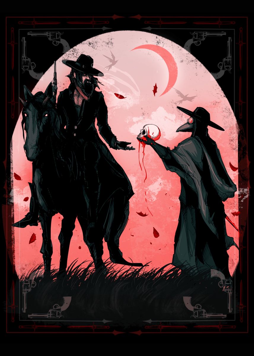 'The Debt' Poster, picture, metal print, paint by LVB Art | Displate