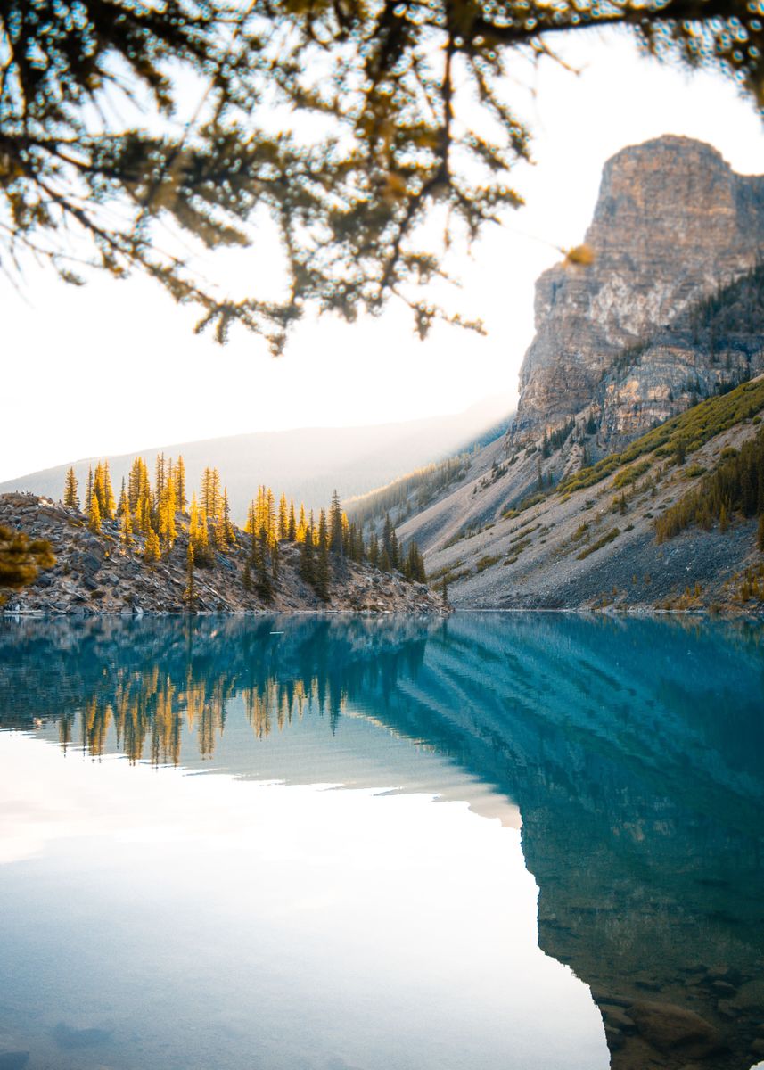 'Lake' Poster, picture, metal print, paint by Rois Lois | Displate