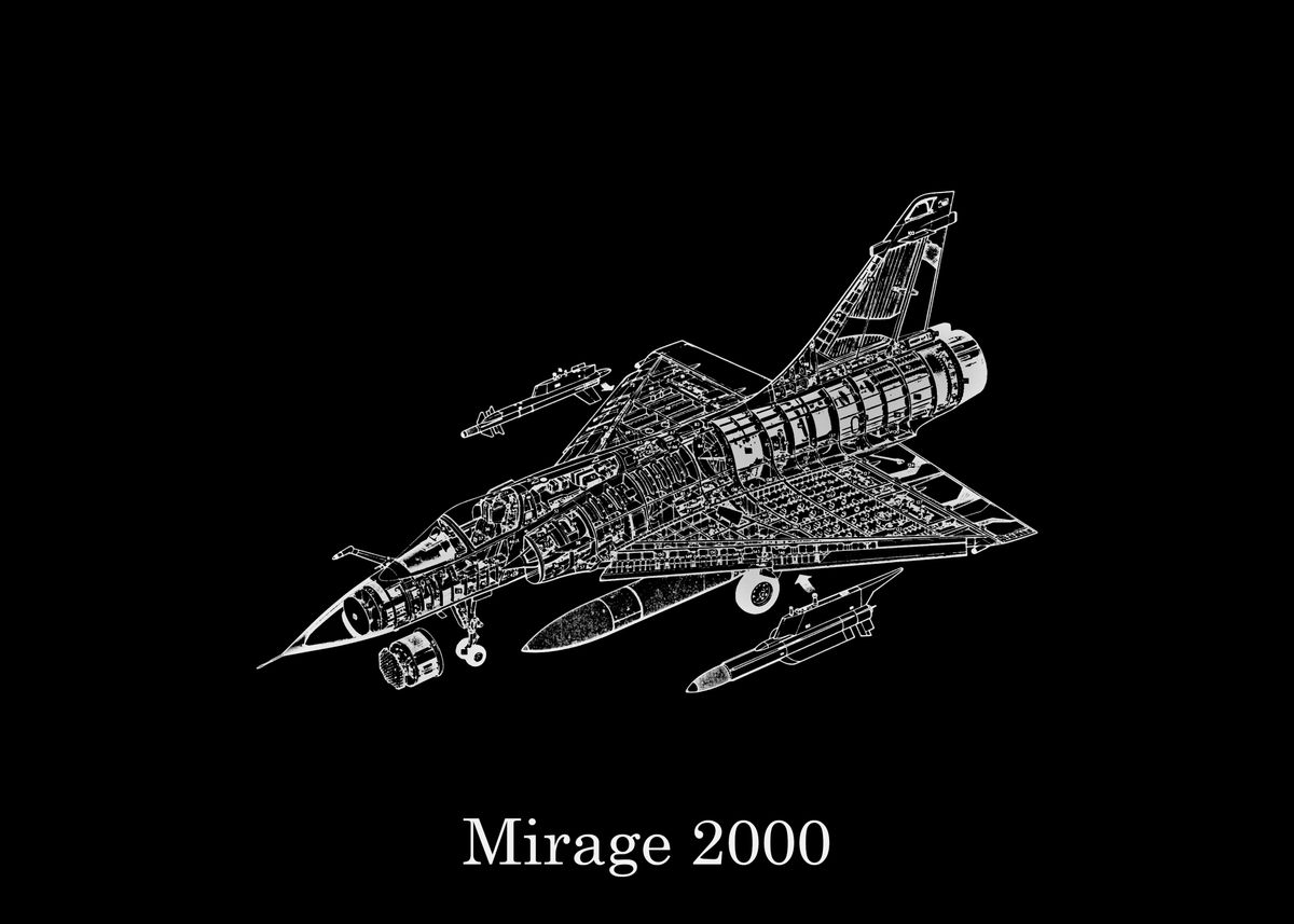 'Mirage 2000 ' Poster by The Diamond | Displate