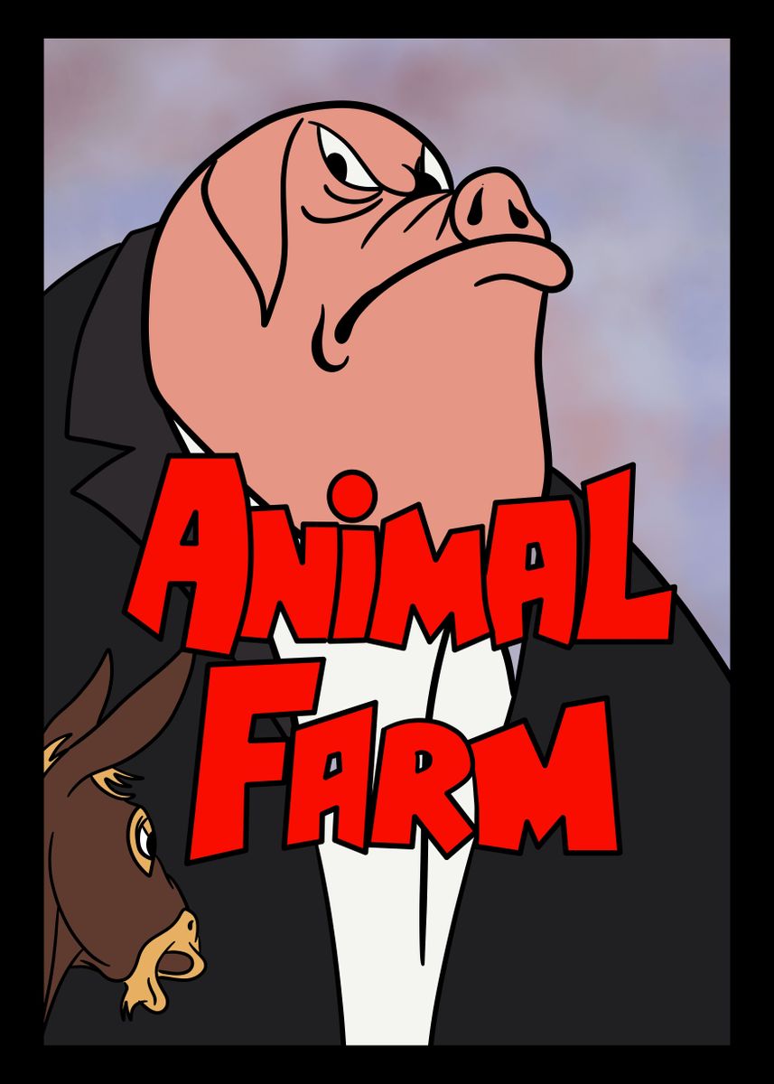 'Animal Farm' Poster by Nathascha Kehl | Displate
