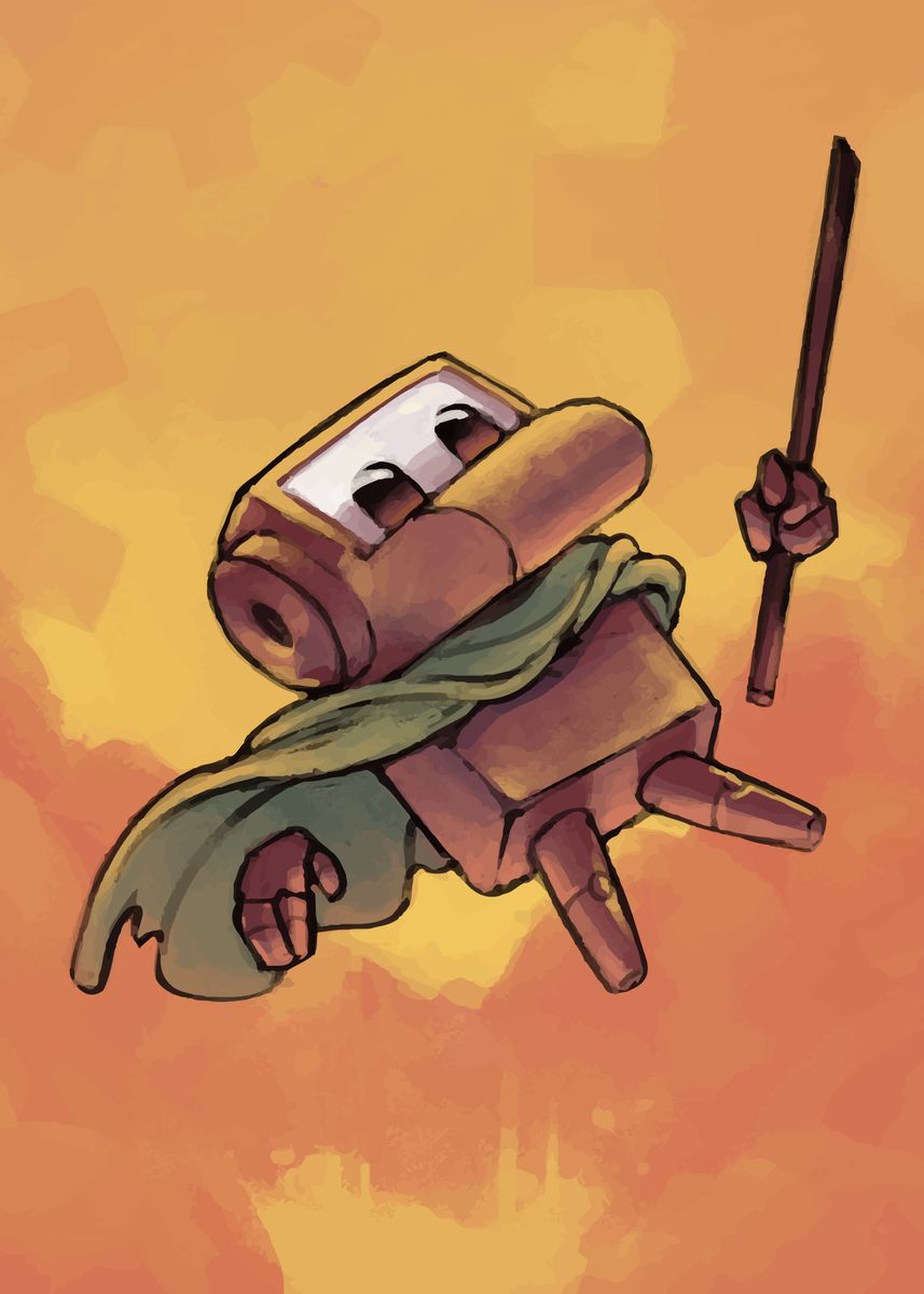 'Haiku Rusty the Traveler' Poster by Anya Forger | Displate