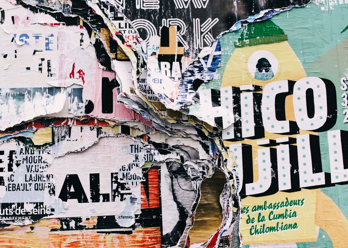 'Torn Billboard ' Poster by Tim | Displate