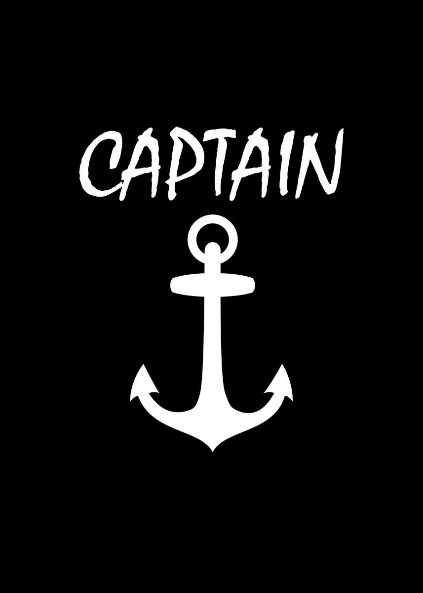 'Captain' Poster, picture, metal print, paint by bananadesign | Displate