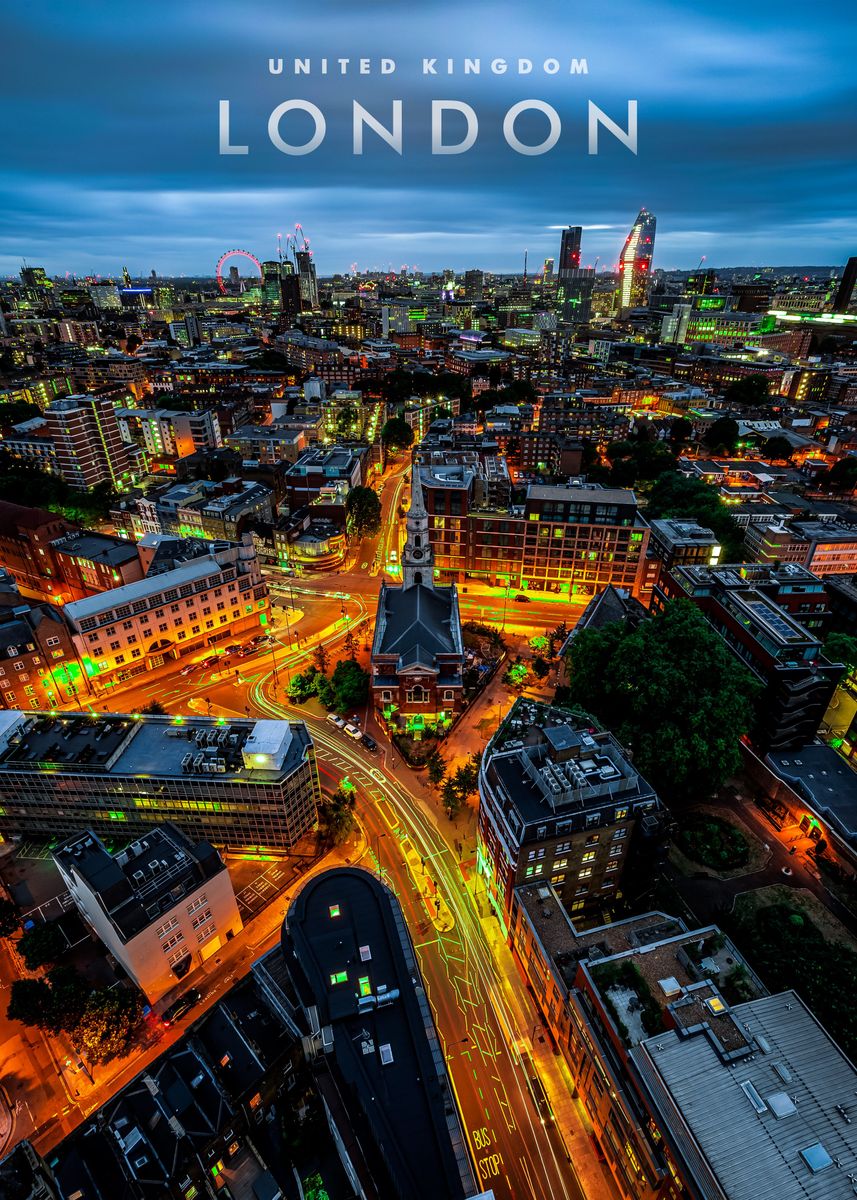 'London City' Poster, picture, metal print, paint by Oneil Photography ...