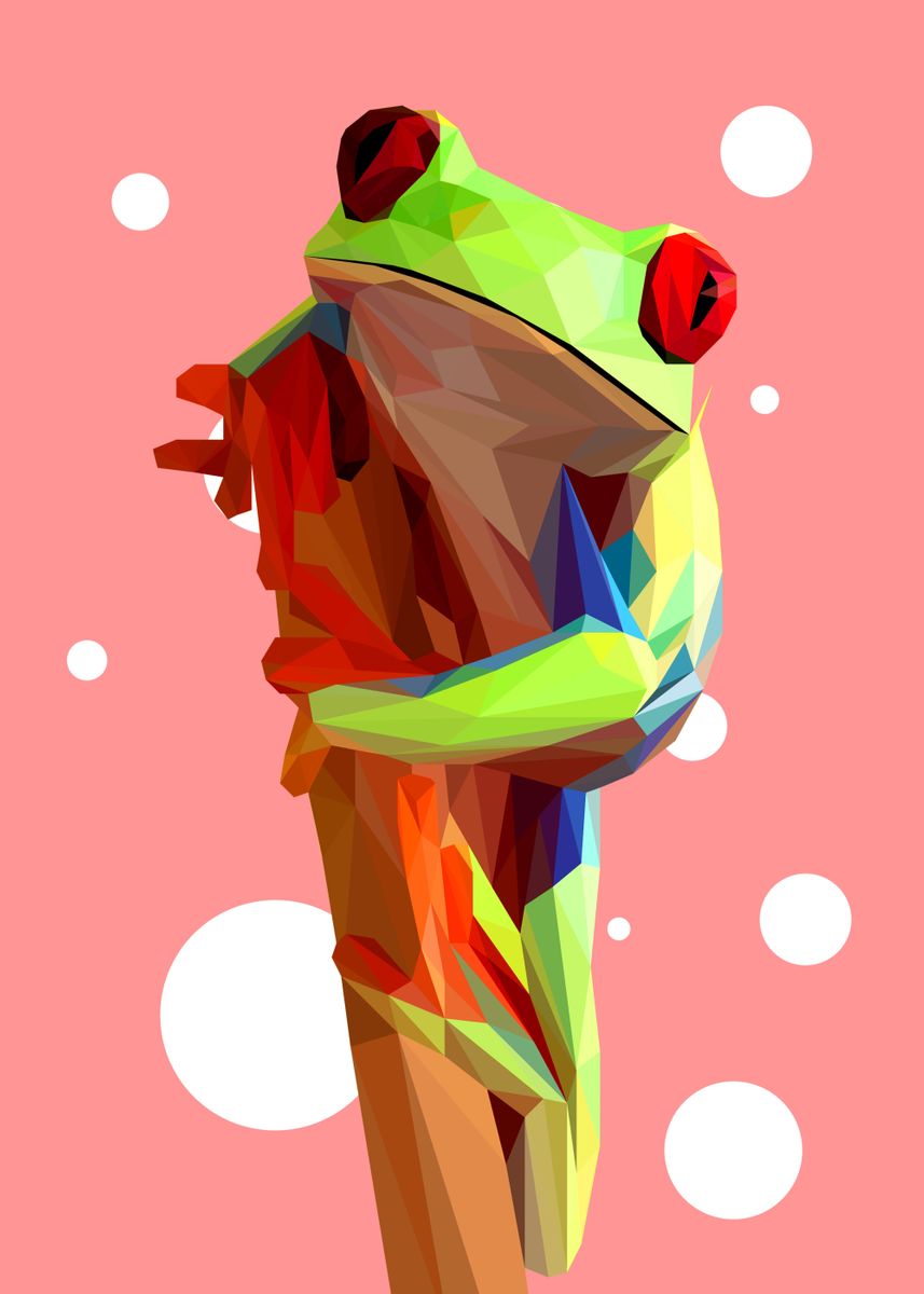 'Frog' Poster by Lee Jani | Displate