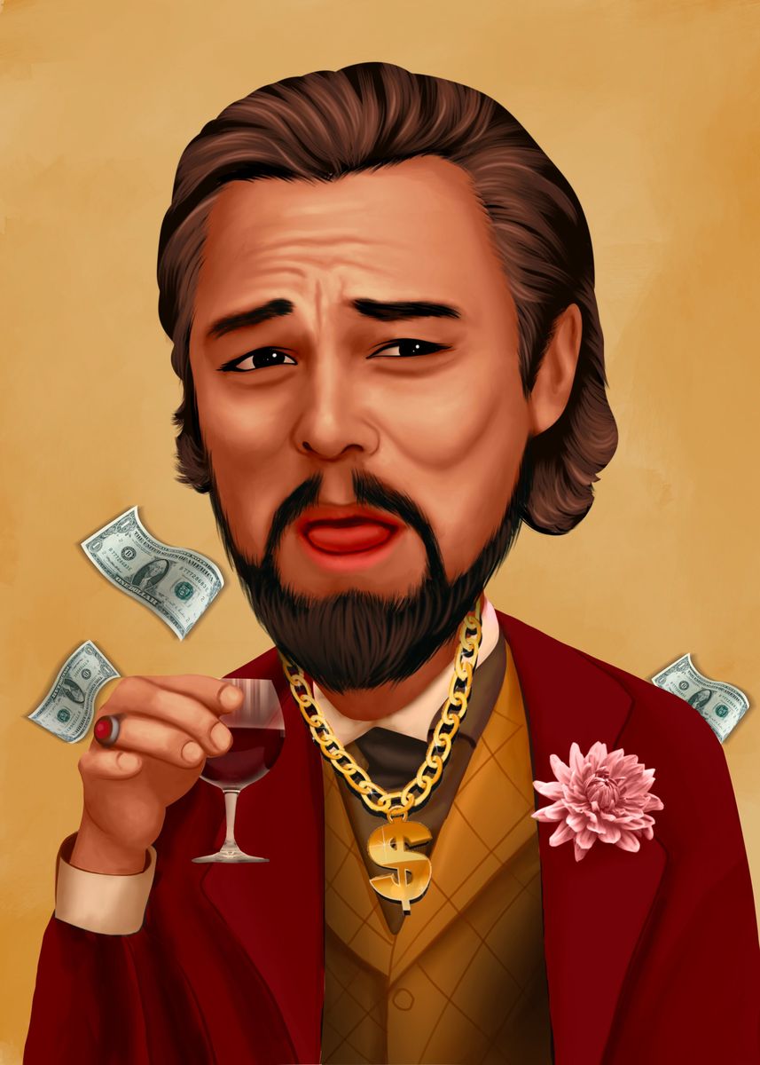 'Rich leo' Poster, picture, metal print, paint by sinnois | Displate