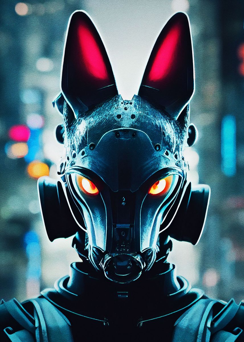 'Fox Knight' Poster, picture, metal print, paint by Muh Asdar | Displate