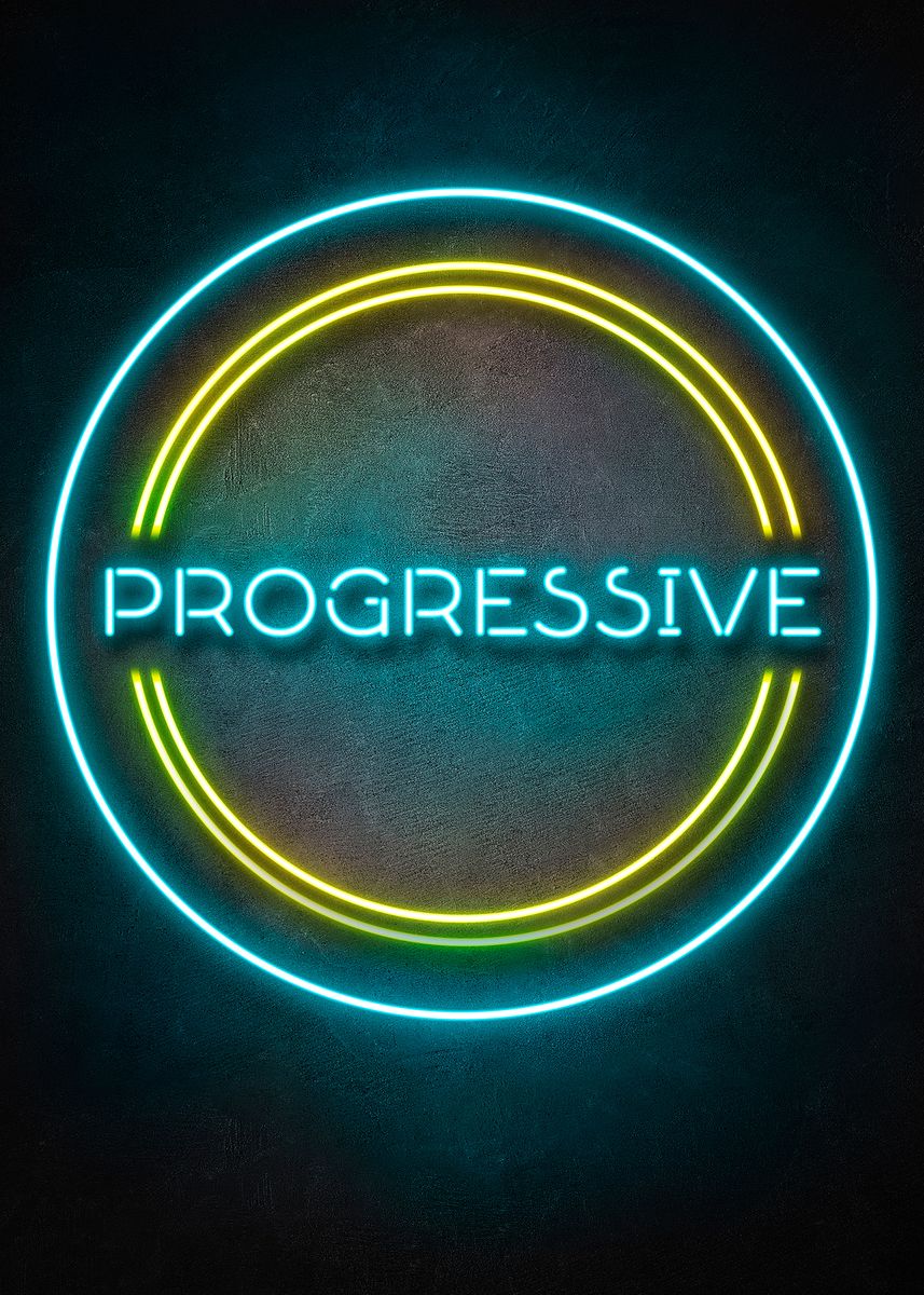 'PROGRESSIVE SOUND' Poster, picture, metal print, paint by KIMIDIGI ...