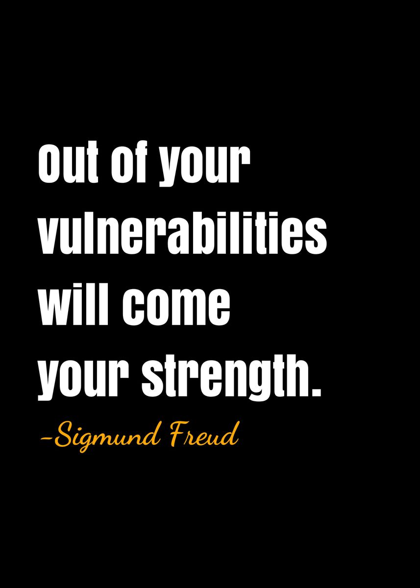 'Sigmund Freud quotes ' Poster, picture, metal print, paint by DIMS ...