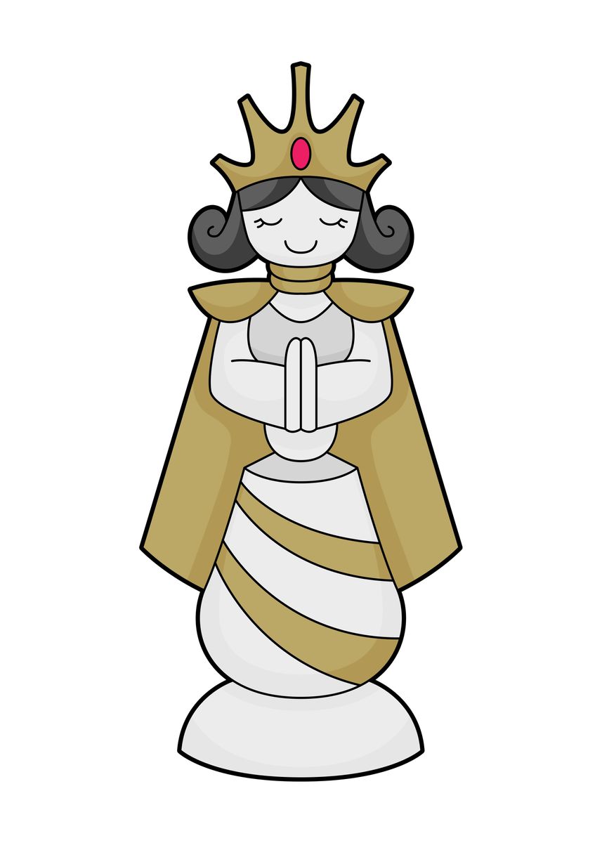 'Chess piece Queen Chess' Poster, picture, metal print, paint by Markus ...