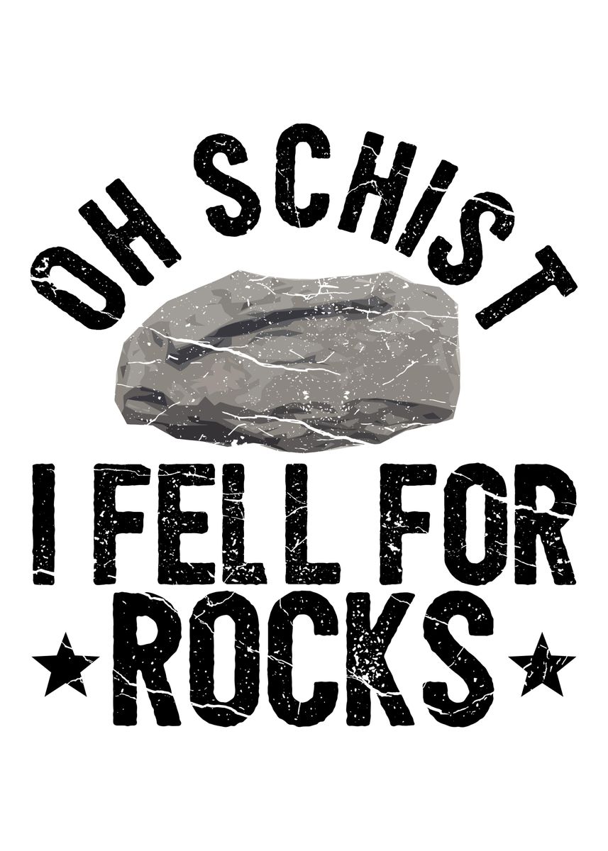 'Funny Rock Hunting' Poster by AestheticAlex | Displate